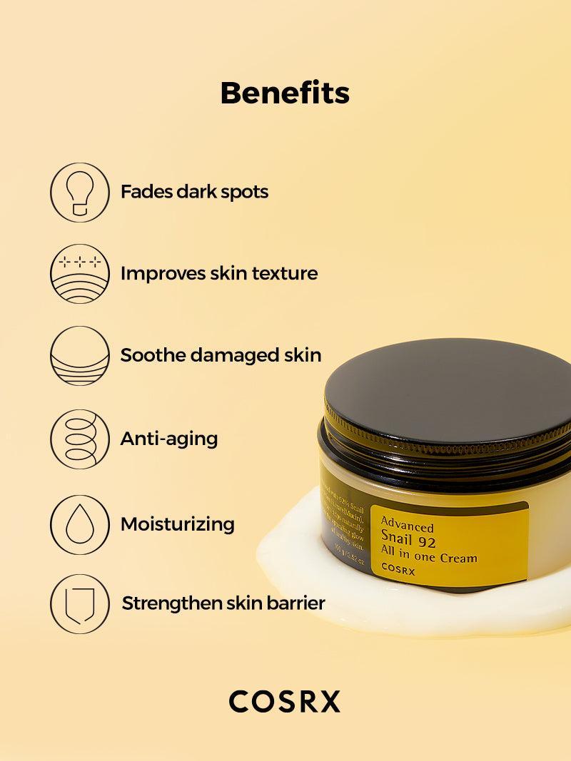 COSRX Advanced Snail 92 All In One Cream - GLORA